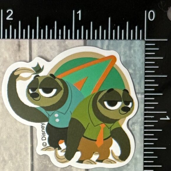 Office | 110 Disney Zootopia Reusable Waterproof Vinyl Sticker Decal ...